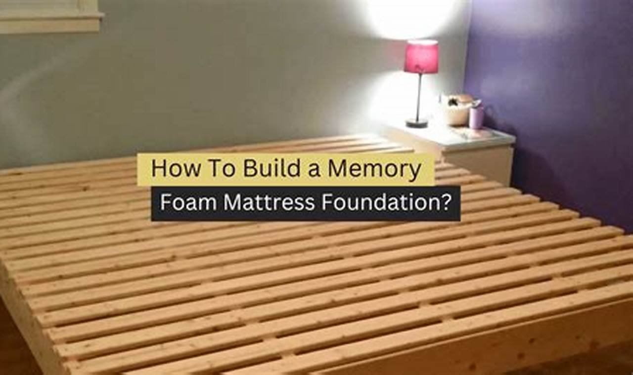 Best Mattress Foundation for Foam Mattress: A Comfy Guide