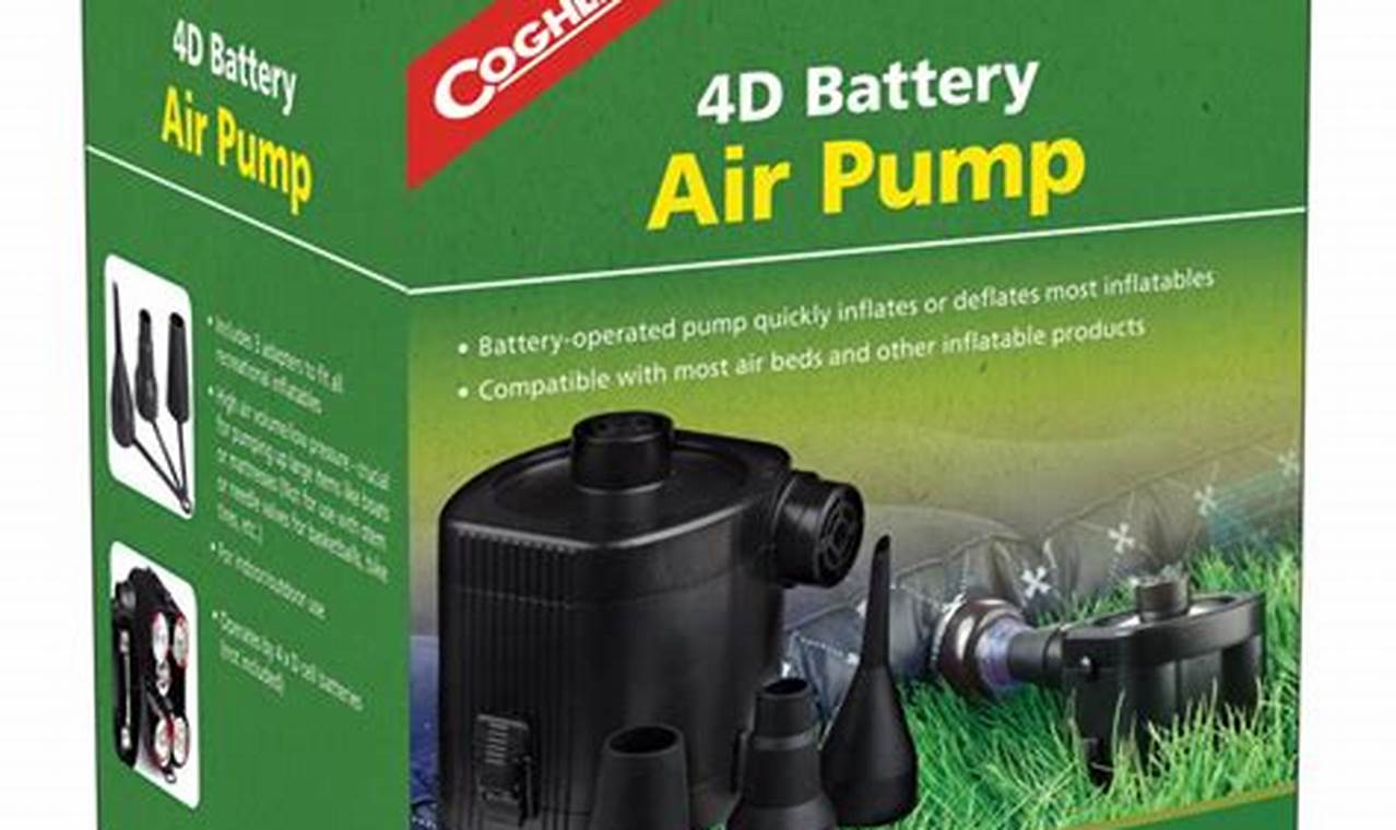 Portable Air: Best Battery Operated Air Mattress Pumps