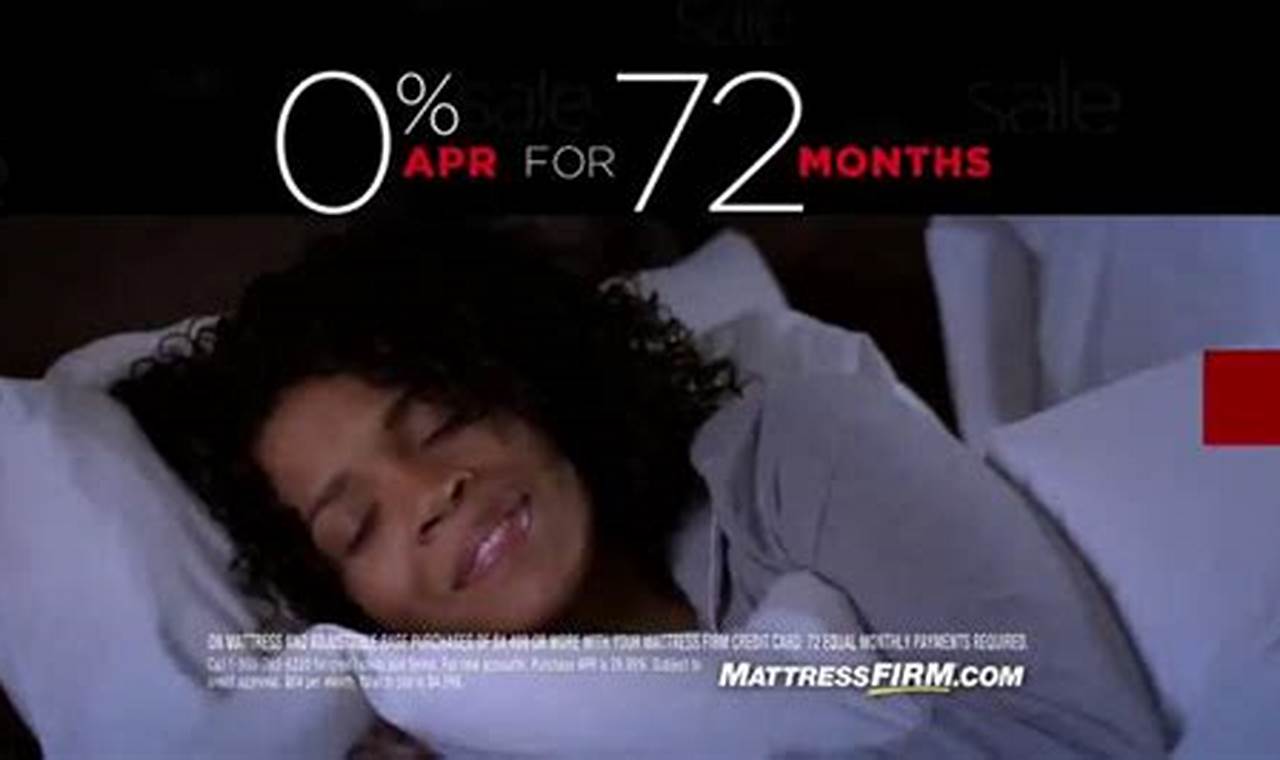 Who is the Mattress Firm Actress 2024? + Commercials